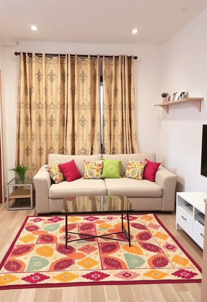 9-Stylish-Small-Apartment-Decor-Ideas-Thatll-Make-Your-Living-Room-Shine-2.-Play-with-Color-and ...