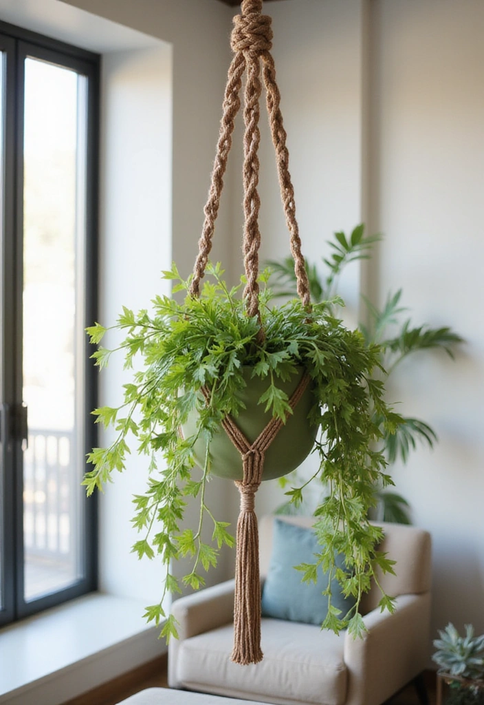 25-Easy-DIY-Home-Decor-Projects-10.-DIY-Macrame-Hanger – Living Large ...